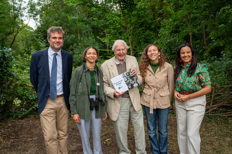 Sir David Attenborough awarded Rothschild medal in recognition of 60 ...